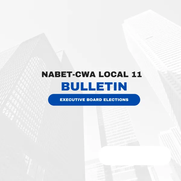 NABET-CWA Local 11 Bulletin | Local 11 New York