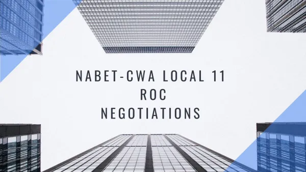 NABET-CWA Local 11/ROC Bulletin | Local 11 New York
